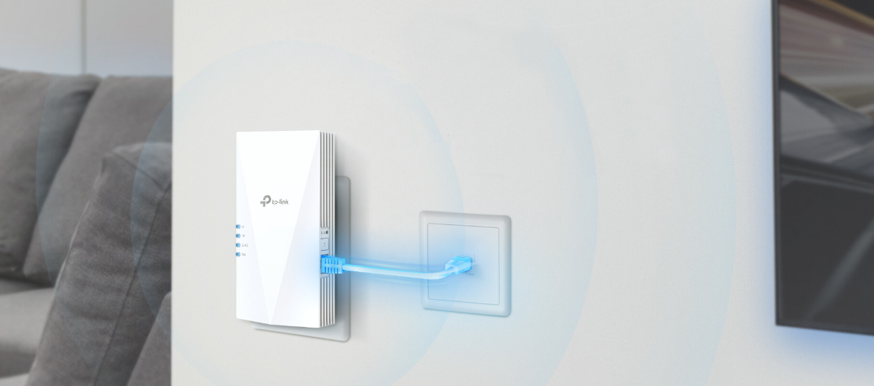 TP-Link RE700X WiFi 6 AP/Extender/Repeater, AX3000 574/2402Mbps, 1x ...